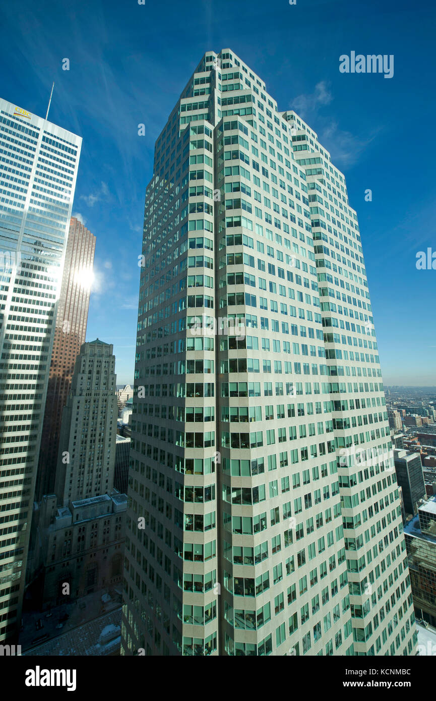 Brookfield Place North tower in Toronto downtown, Bay Street banking ...