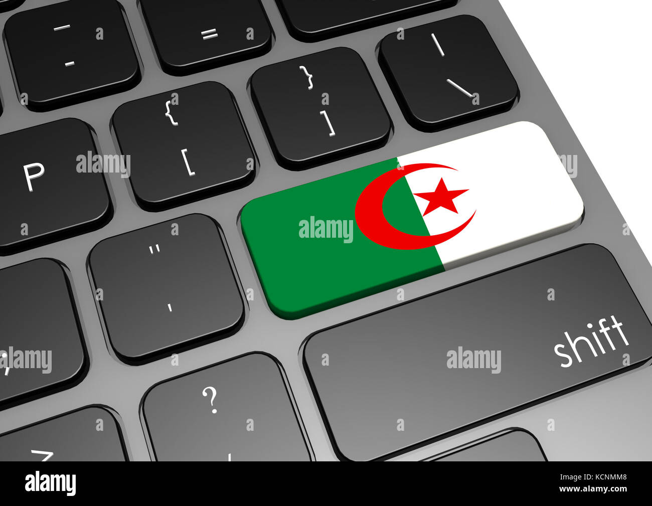 Algeria keyboard image with hi-res rendered artwork that could be used ...