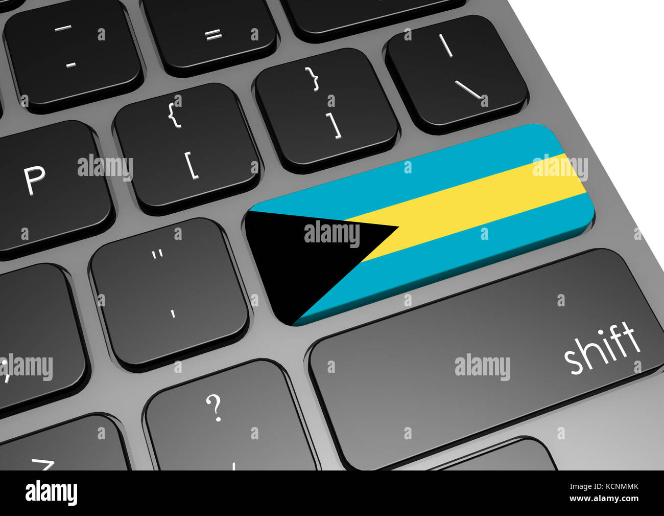 Bahamas keyboard image with hi-res rendered artwork that could be used ...