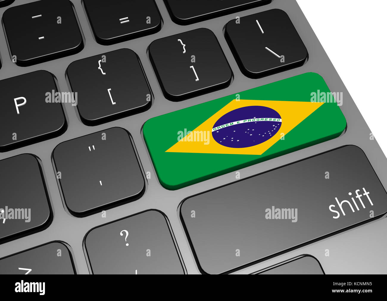 Brazil keyboard image with hi-res rendered artwork that could be used ...