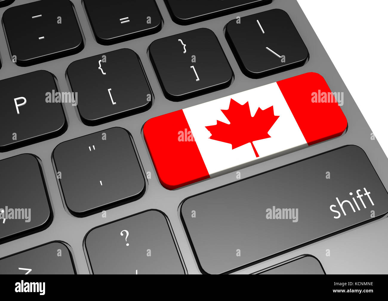 Canada keyboard image with hi-res rendered artwork that could be used ...