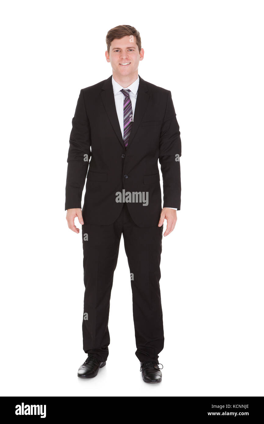 Happy person standing on Cut Out Stock Images & Pictures - Alamy