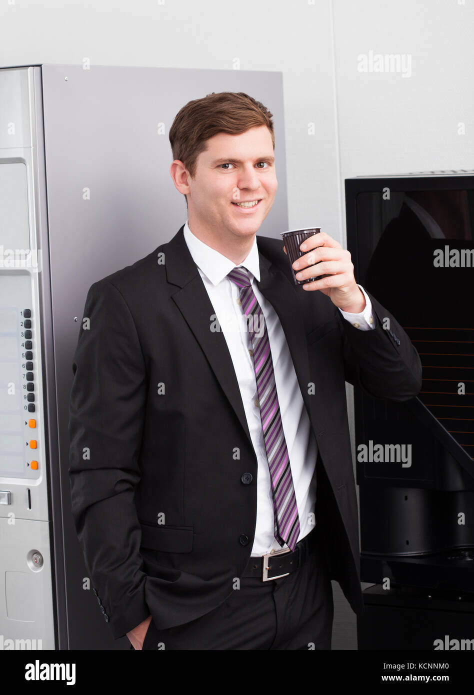 Male model drinking coffee hi-res stock photography and images - Alamy