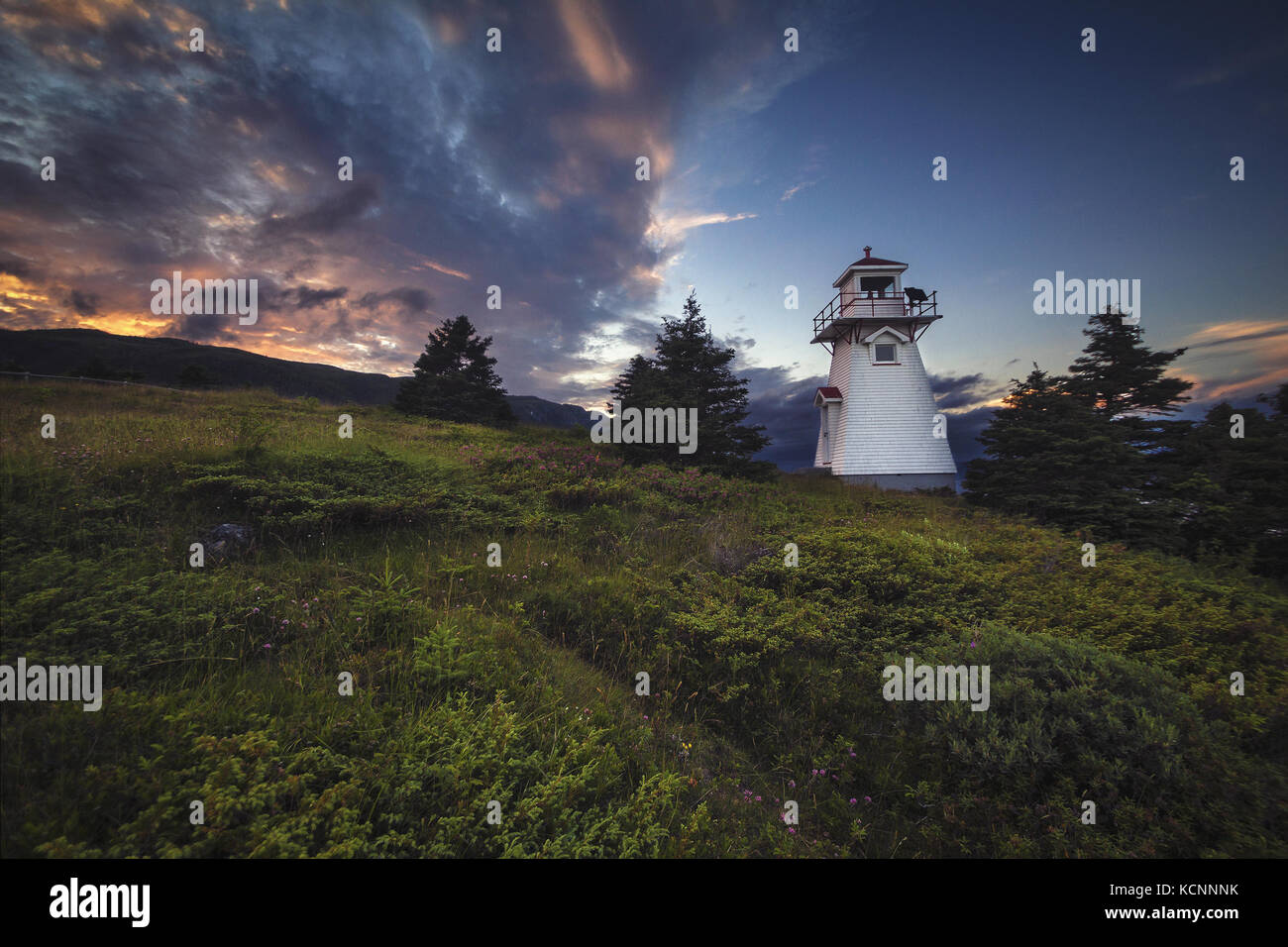 Sunset, Woody Point, Gros Morne National Park, Newfoundland & Labrador ...