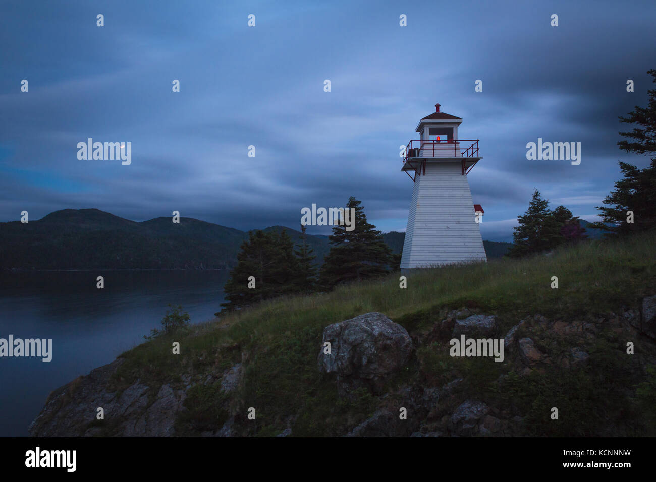 Twilight, Woody Point, Gros Morne National Park, Newfoundland ...