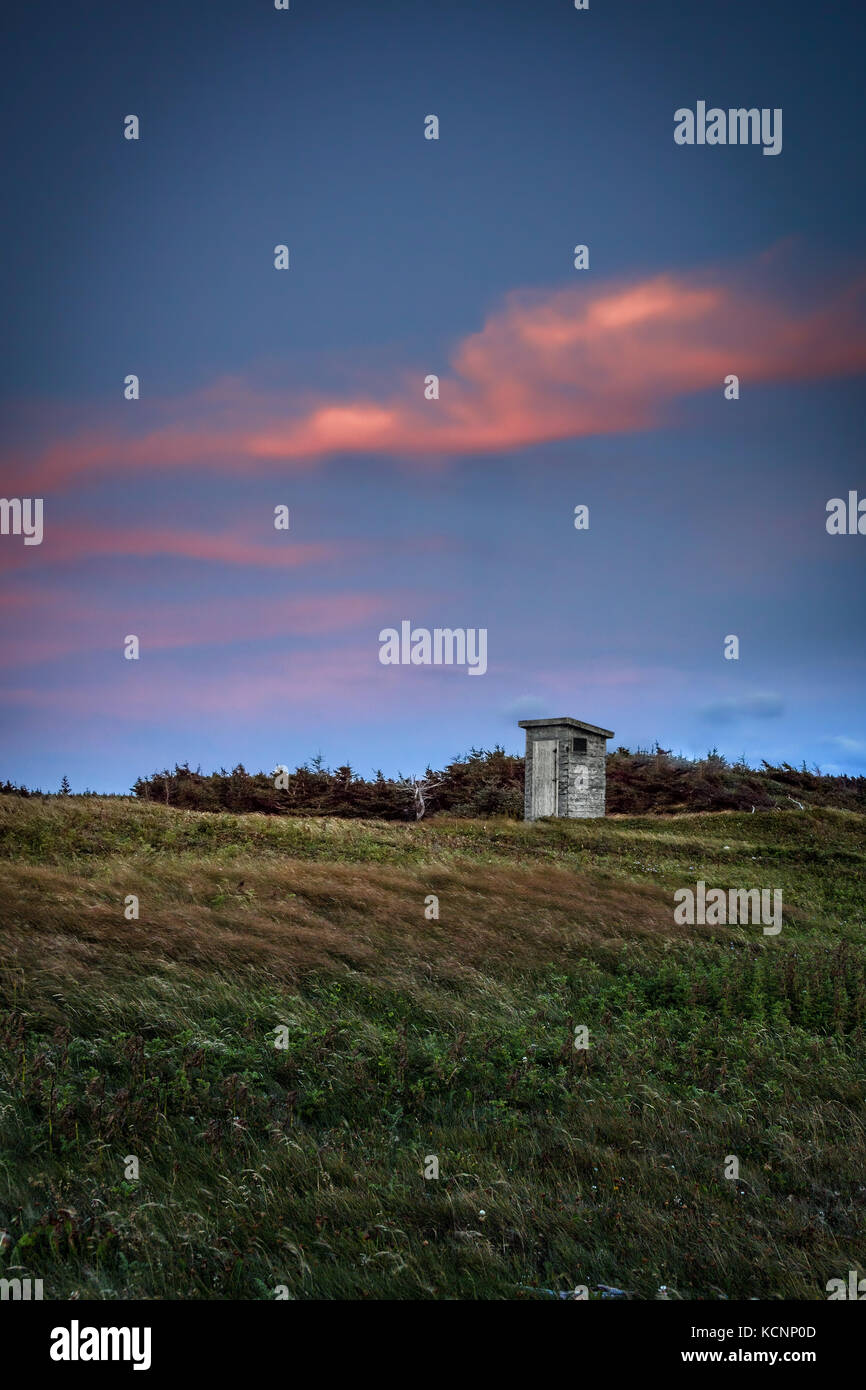 Sunset, Historic Fishing Site, Broom Point, Gros Morne National Park ...
