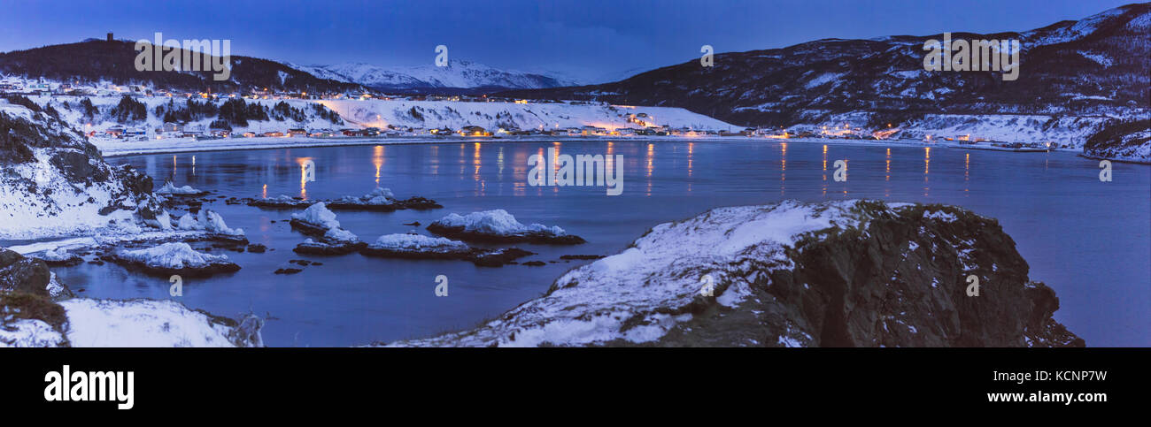 Winter , Fishing Community of Trout River , Gros Morne National Park ...