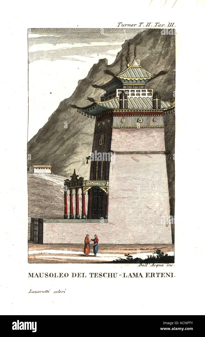 Mausoleum of Teshoo Lama or Panchen Lama, Lobsang Palden Yeshe ...