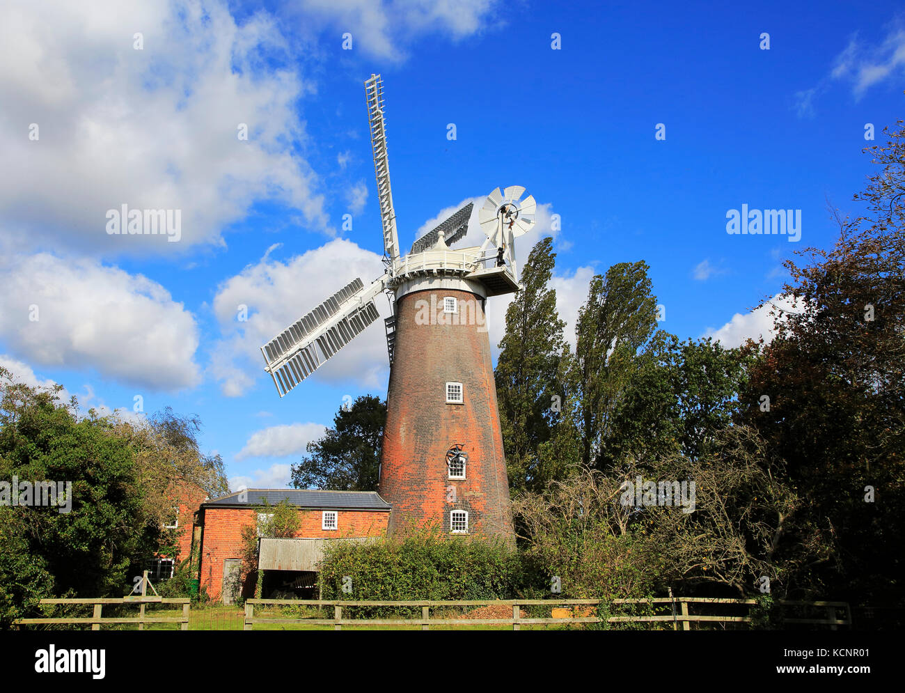 Buttrum's Windmill, Woodbridge, Suffolk, England, UK built 1836 John ...