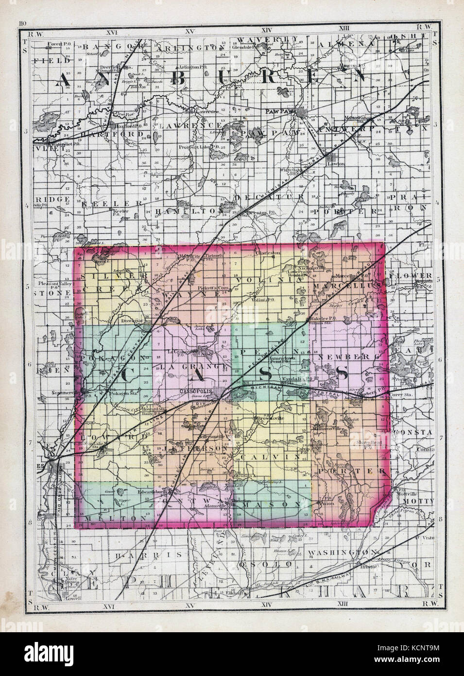 Cass map hi-res stock photography and images - Alamy