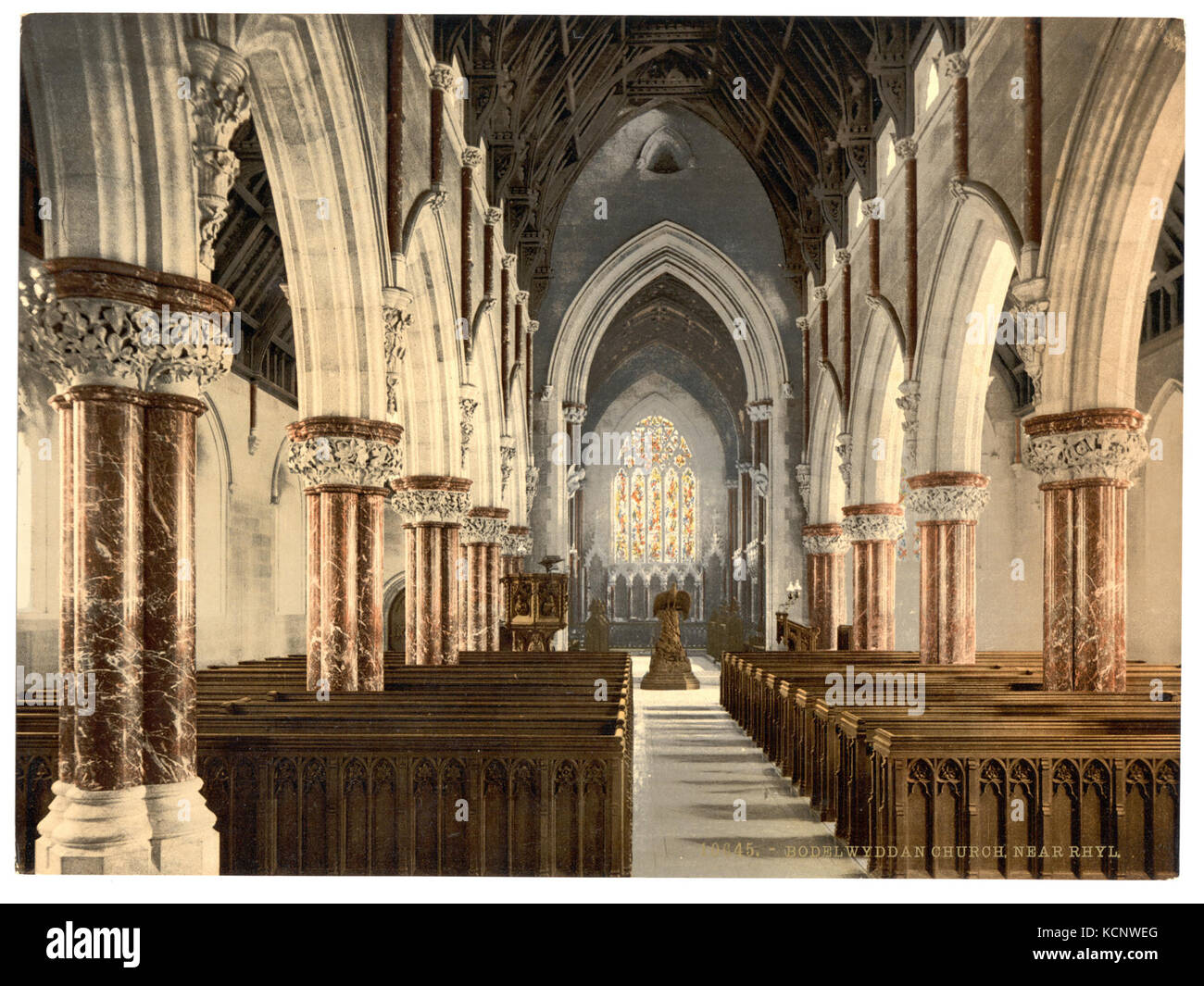 Bodelwyddan Church (interior), Rhyl, Wales LCCN2001703541 Stock Photo ...