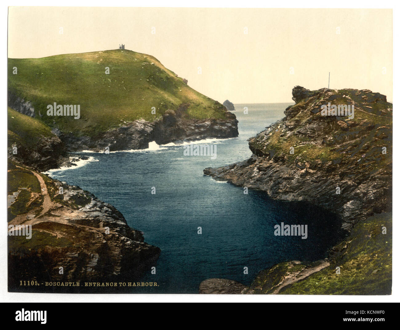 Map of boscastle hi-res stock photography and images - Alamy