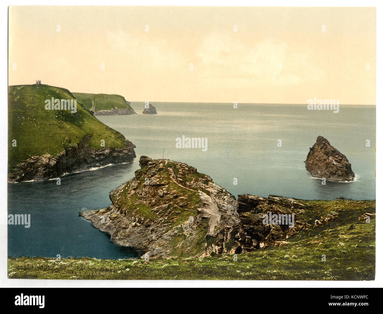 Map of boscastle hi-res stock photography and images - Alamy
