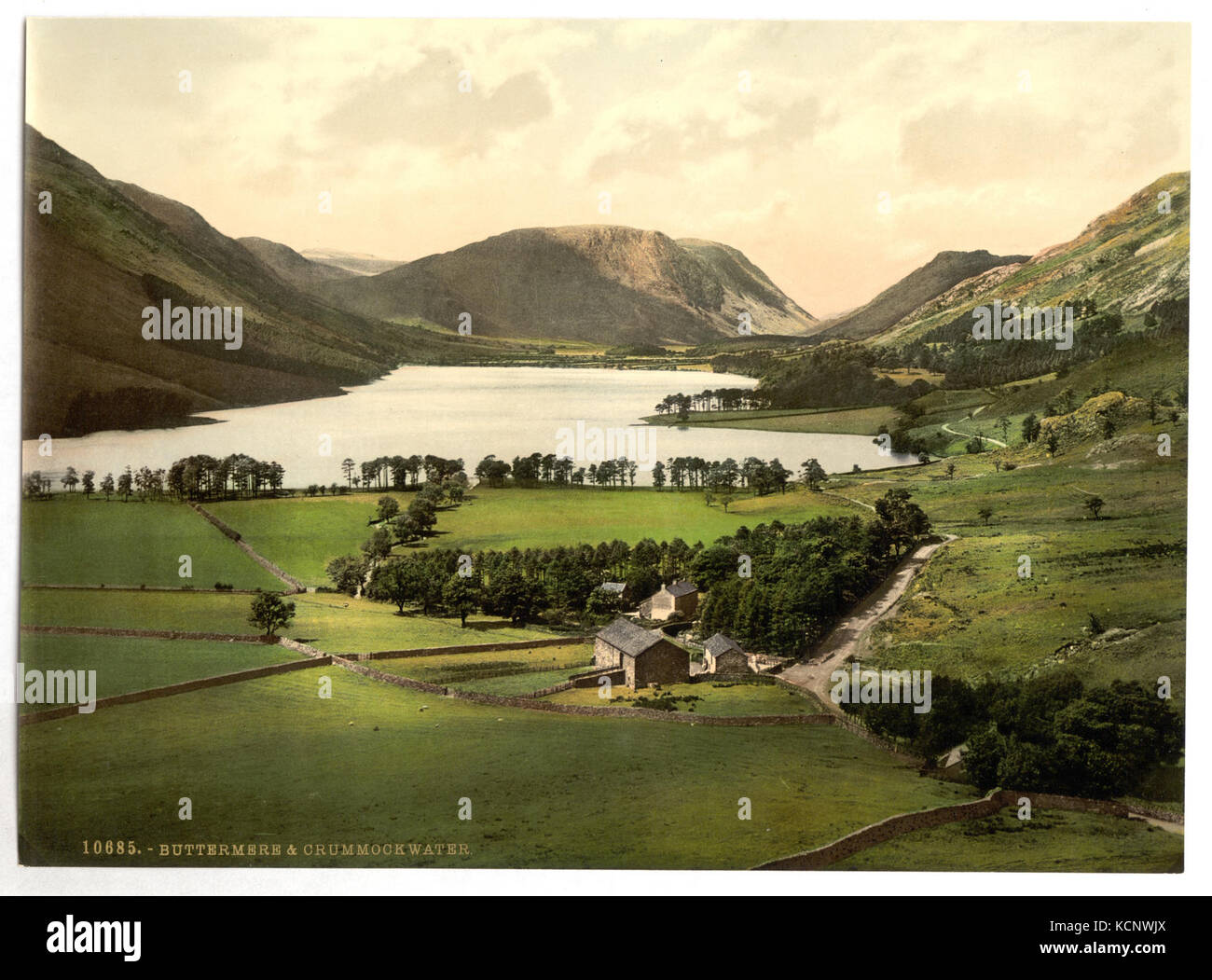 Buttermere lake district map hi-res stock photography and images - Alamy