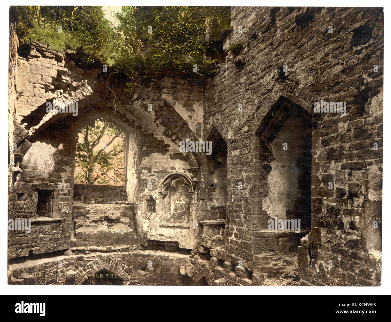 Goodrich castle map hi-res stock photography and images - Alamy