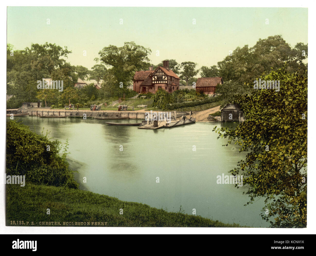 Eccleston Ferry, Chester, England LCCN2002696550 Stock Photo - Alamy