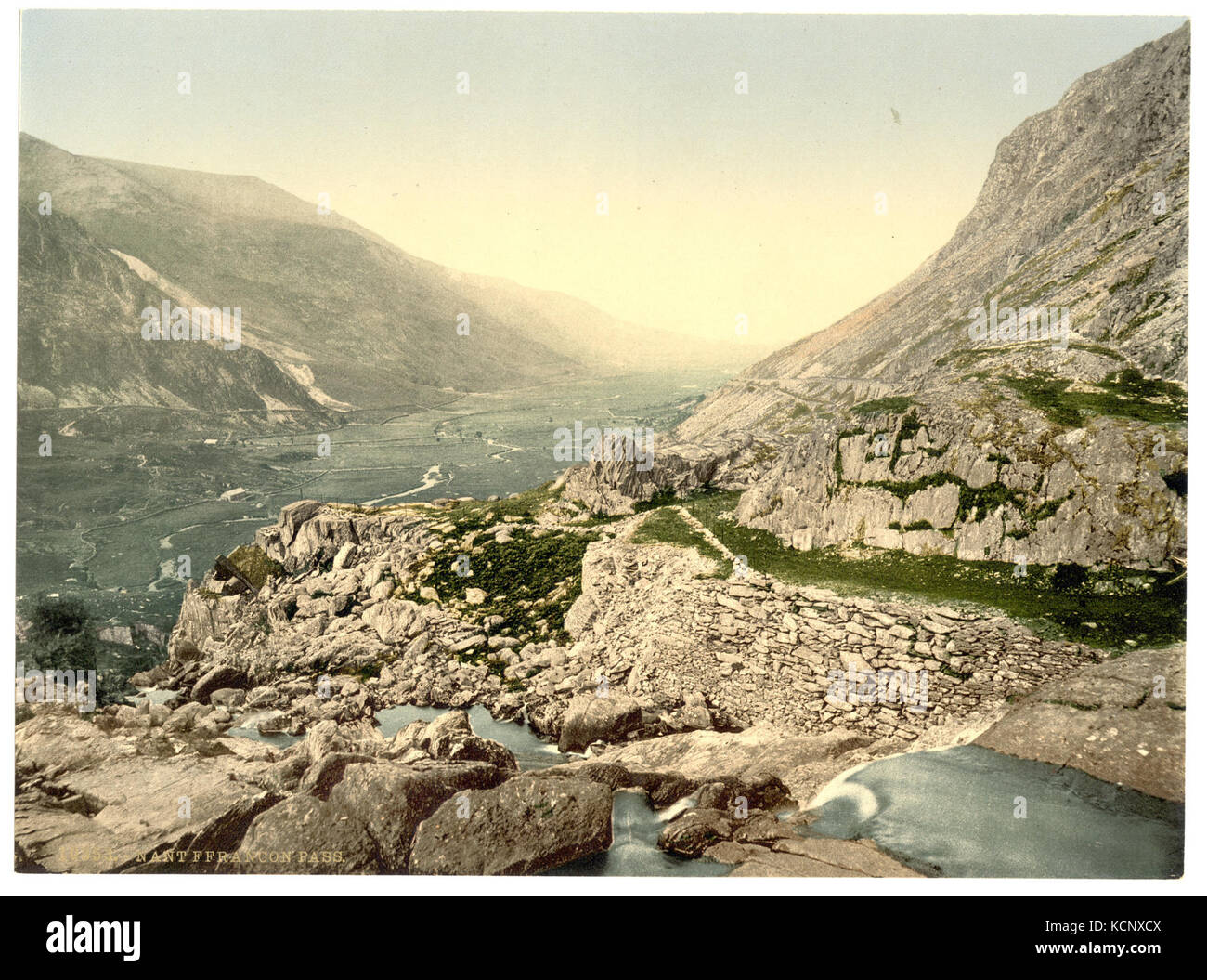 General view, Nant Francon (i.e. Nant Ffrancon) Pass, Wales ...