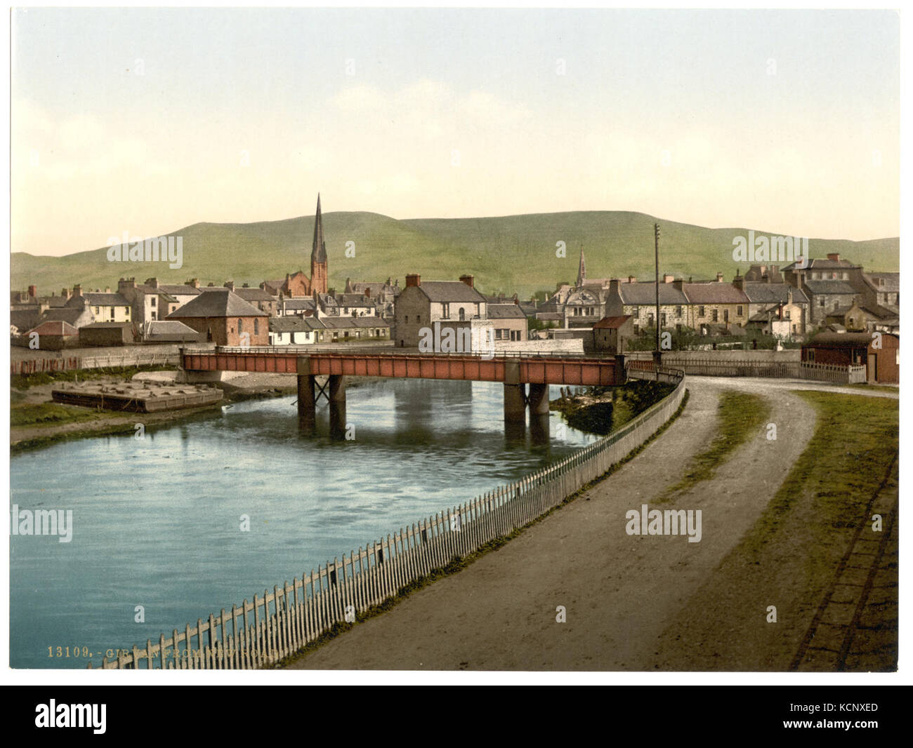 Map of girvan hi-res stock photography and images - Alamy
