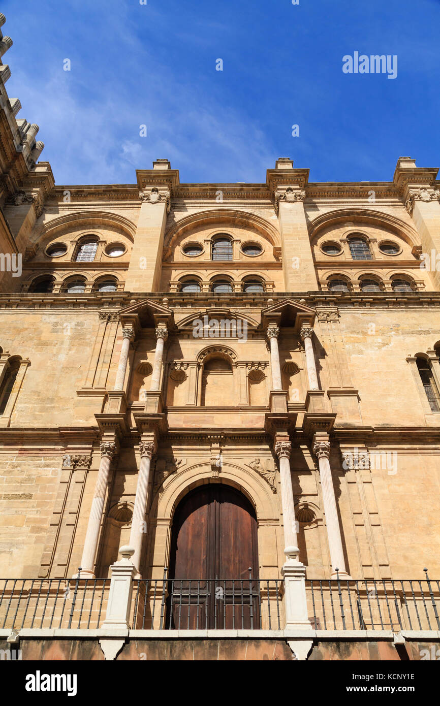 Old buildings and architecture in Malaga Spain Stock Photo - Alamy