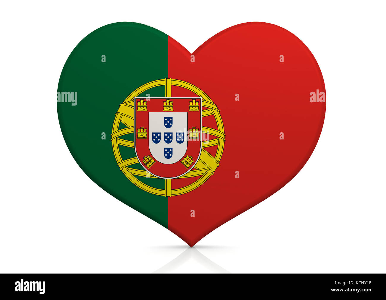 Love portugal symbol heart flag hi-res stock photography and images - Alamy
