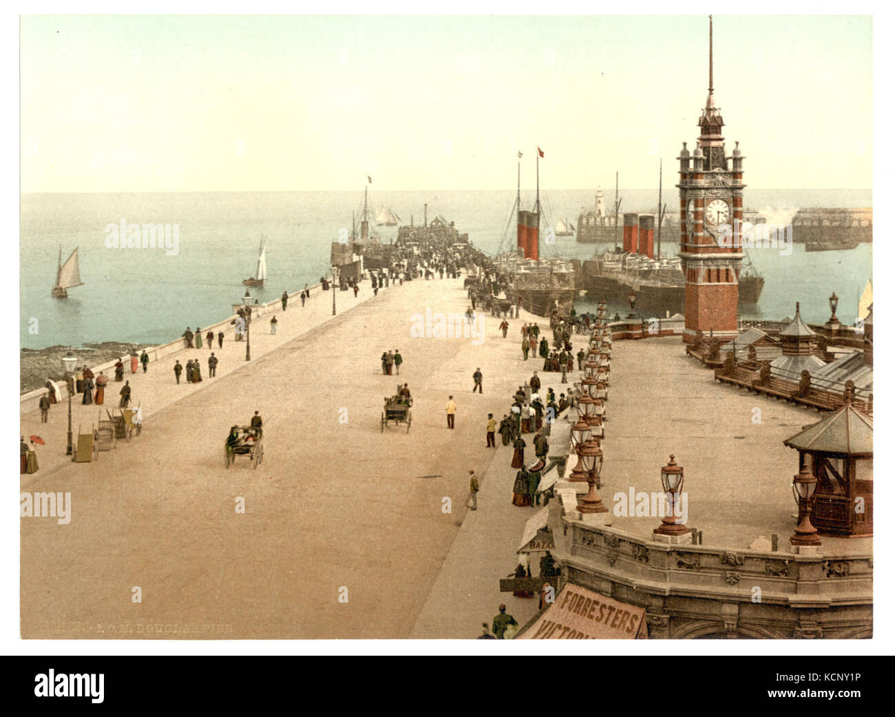 Douglas isle of man map hi-res stock photography and images - Alamy