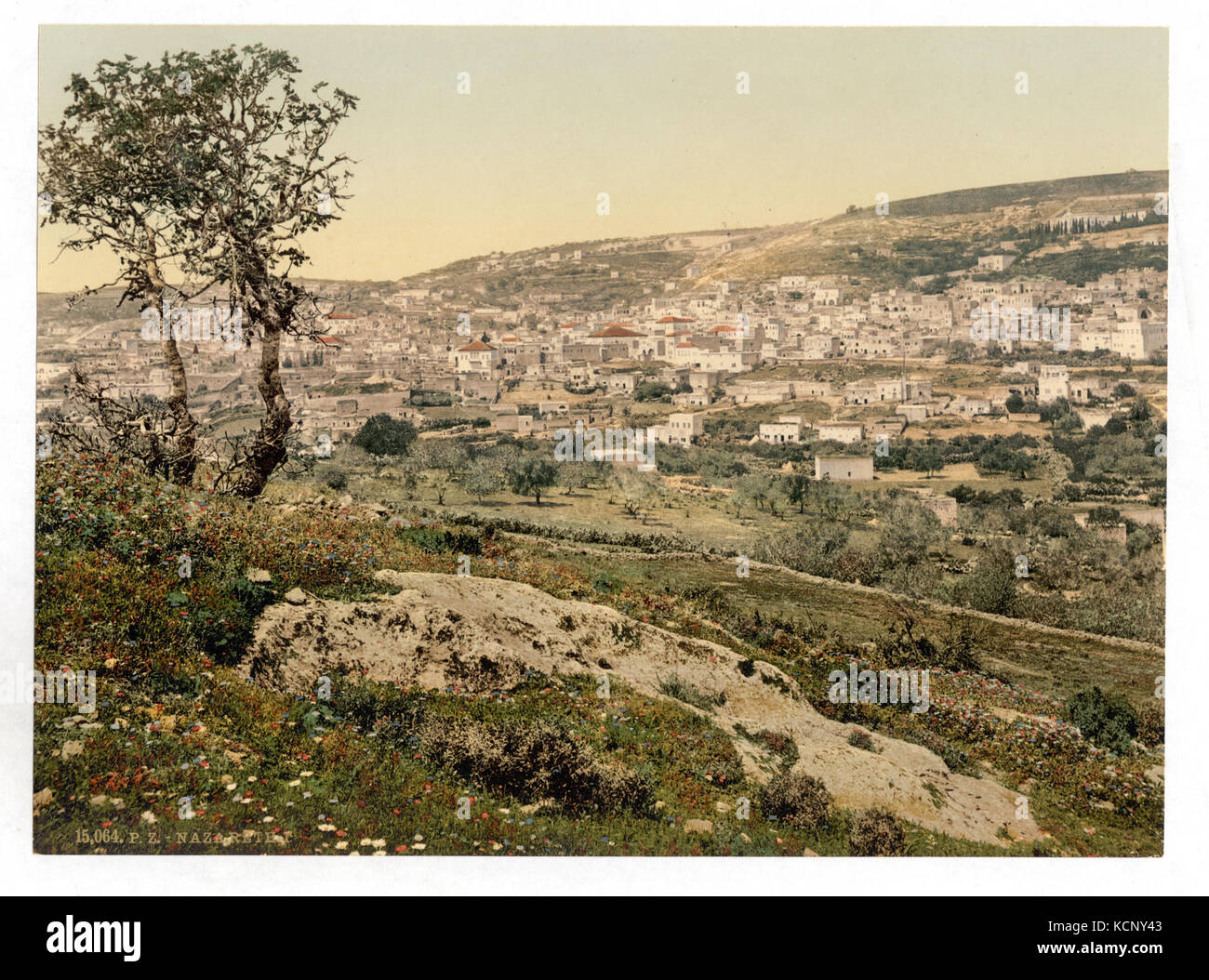 From the east, Nazareth, Holy Land, (i.e., Israel) LCCN2002725045 Stock ...