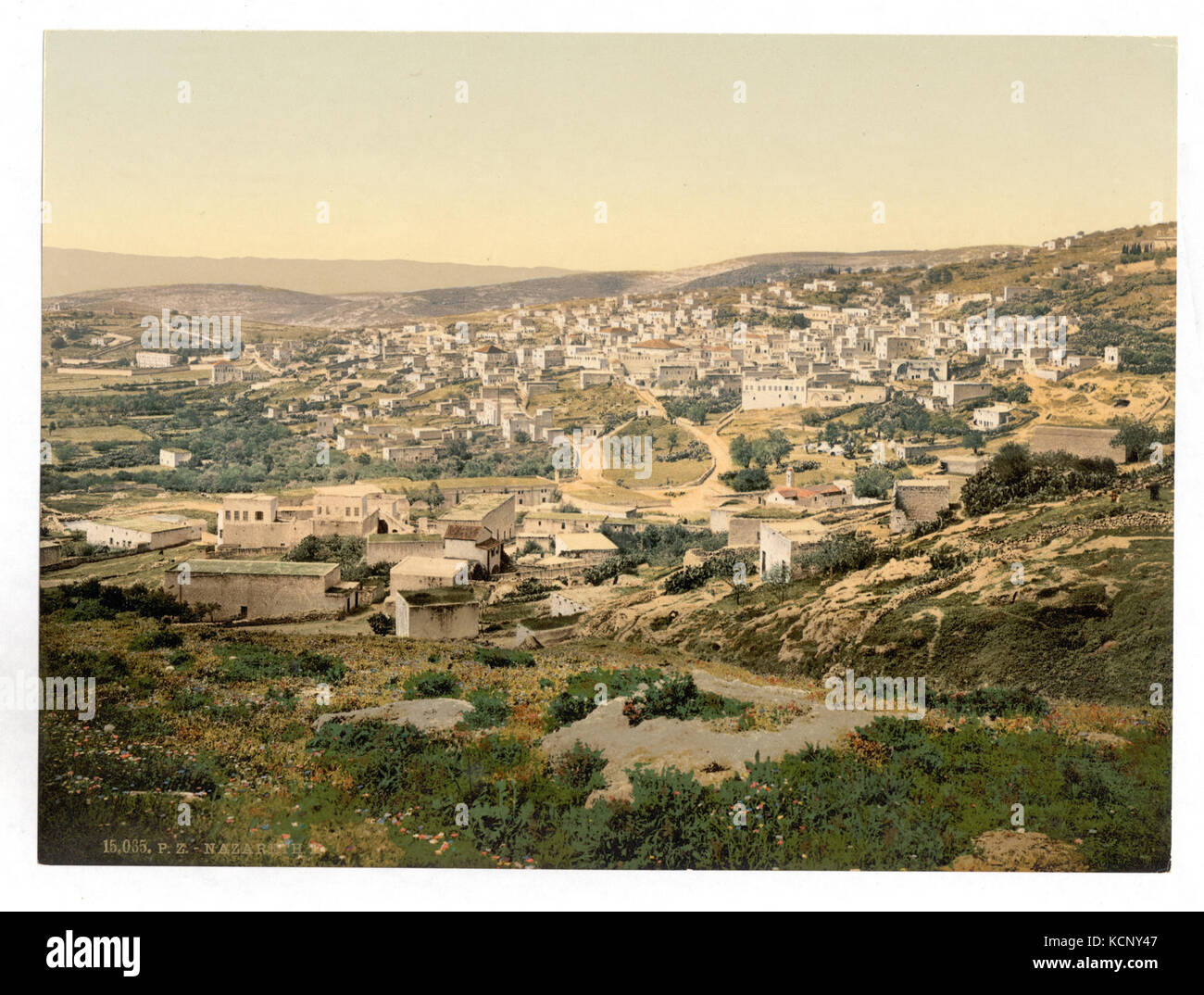 From the road to Cana, Nazareth, Holy Land, (i.e., Israel ...