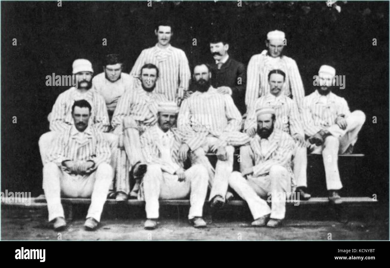 Australia cricket team 1878 Stock Photo - Alamy