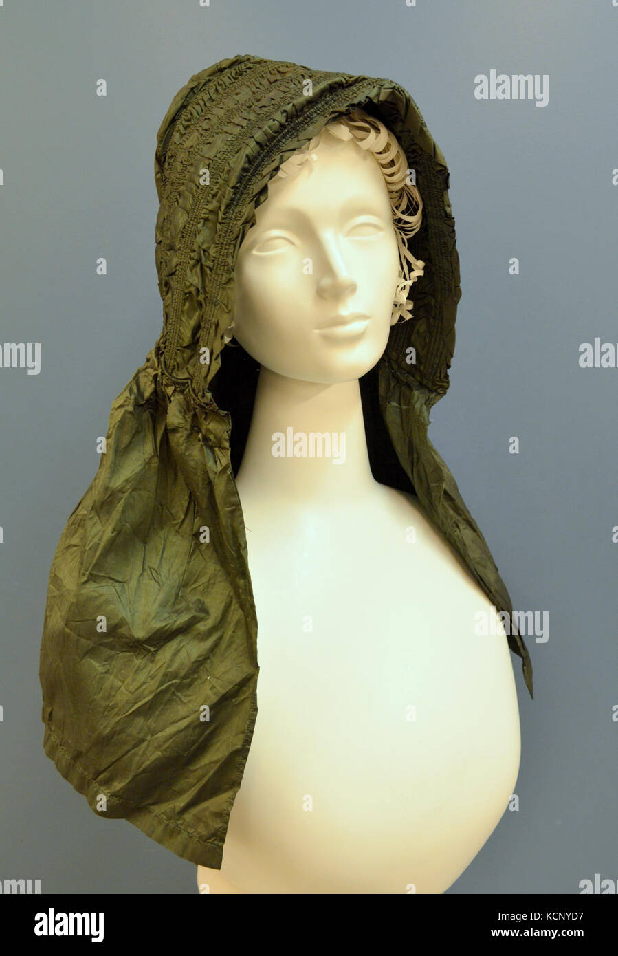 Green Silk Bonnet Stock Photo - Alamy