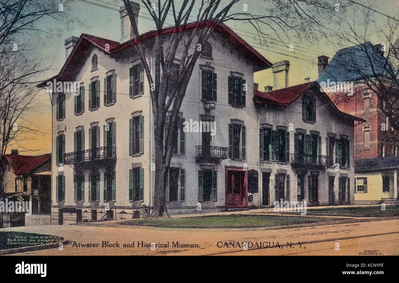 Atwater Hall, Canandaigua, NY Stock Photo - Alamy