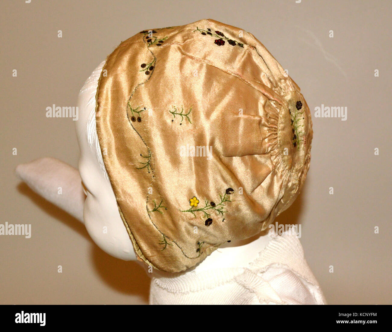 Embroidered Silk Infant Cap Stock Photo - Alamy