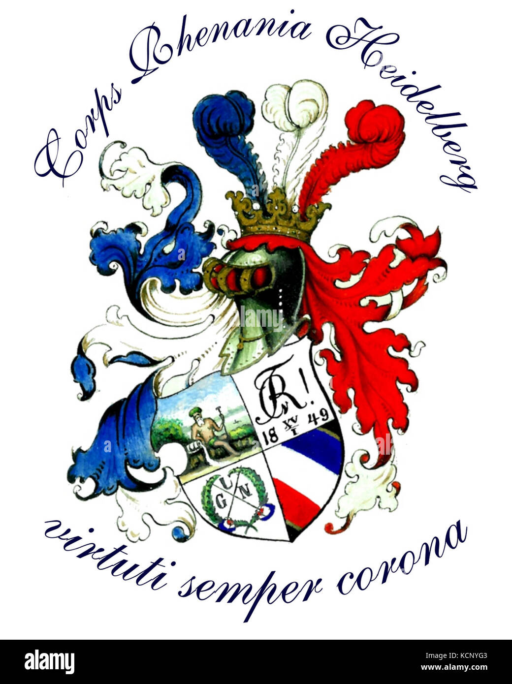 Corps rhenania heidelberg hi-res stock photography and images - Alamy