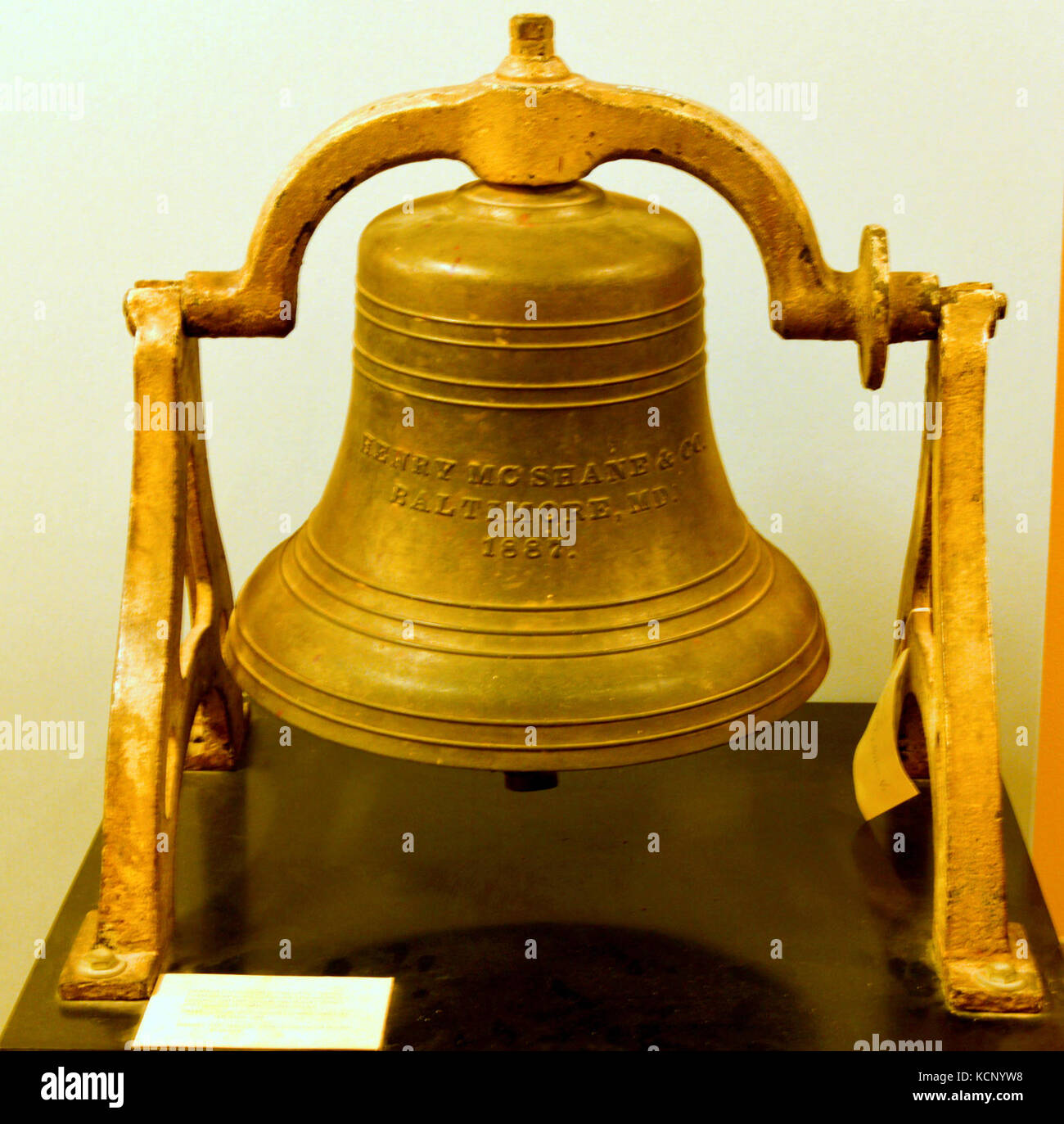 Cast Iron Steamboat Bell Stock Photo - Alamy