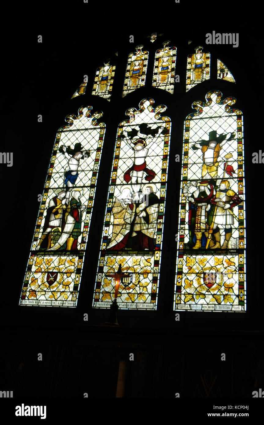 East window, 1873, at S.S. Peter & Paul, Harlington, Middlesex, UK, by ...
