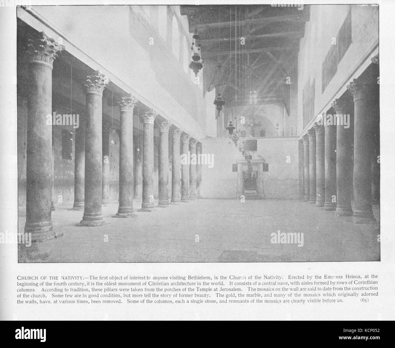 Bethlehem. Chapel of the Nativity (interior), 65.Holy land photographed ...
