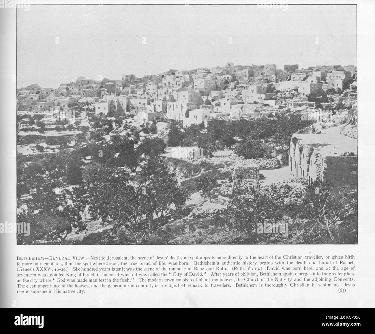 Historic town of bethlehem Black and White Stock Photos & Images - Alamy