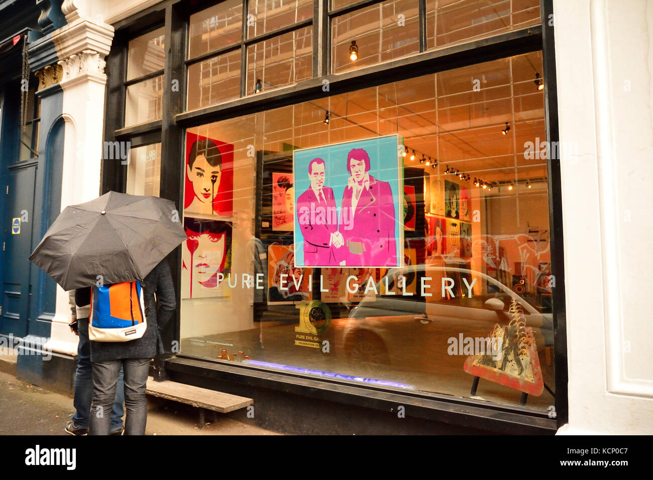 Pure Evil Gallery in London, England, UK Stock Photo - Alamy