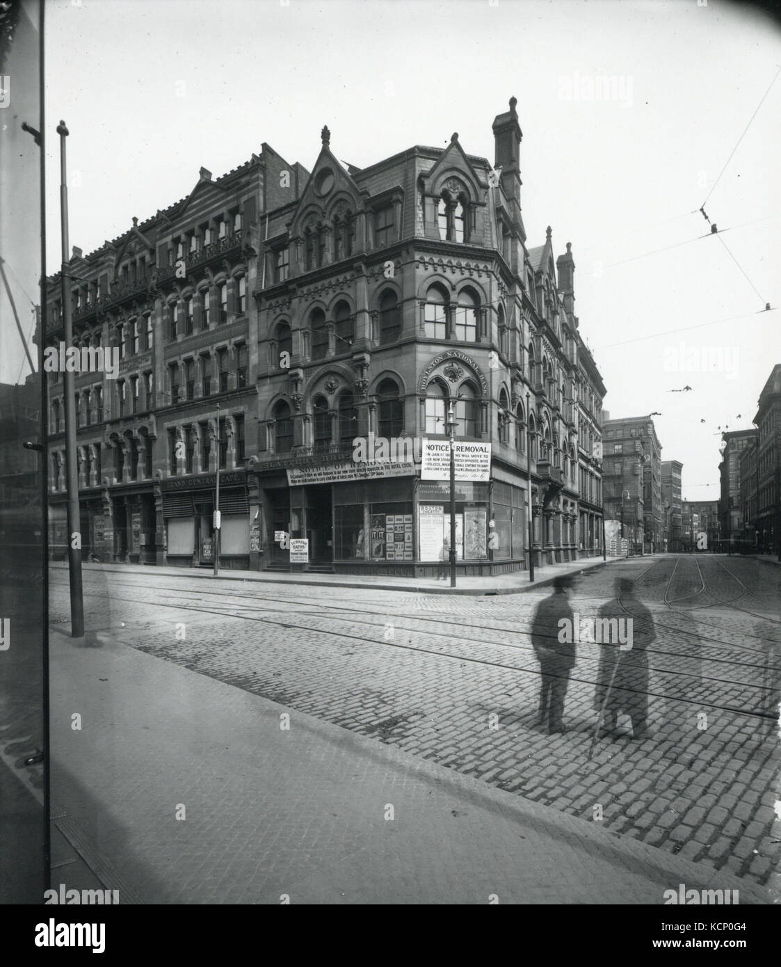 Buildings on east side of Washington Street corner of Essex Street ...