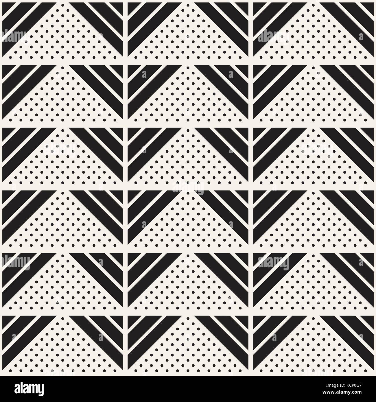 Vector seamless trendy pattern. Modern stylish repeating texture. Repeating geometric lattice ...