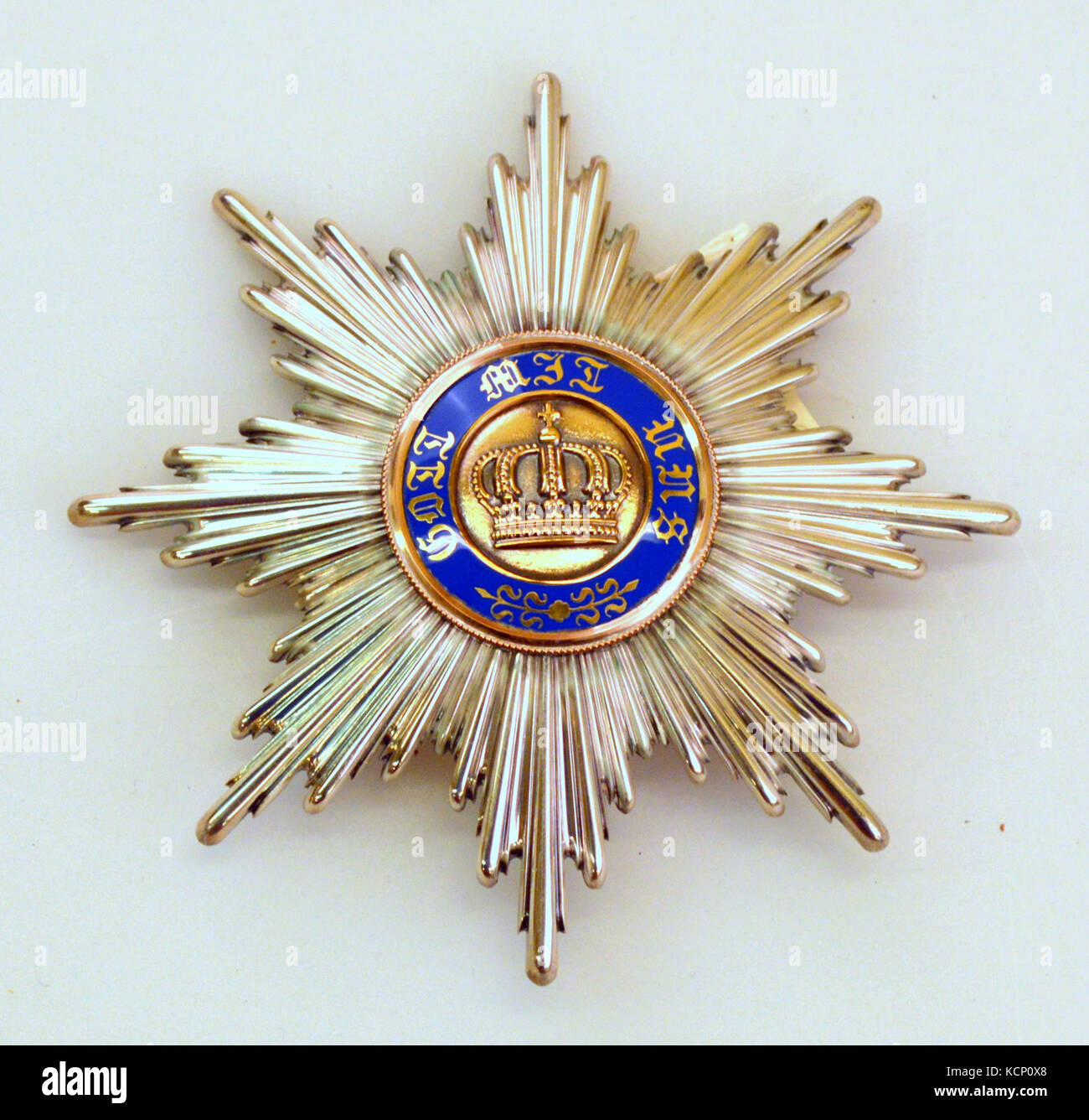 This medal set from the German Royal Order of the Crown was awarded to ...