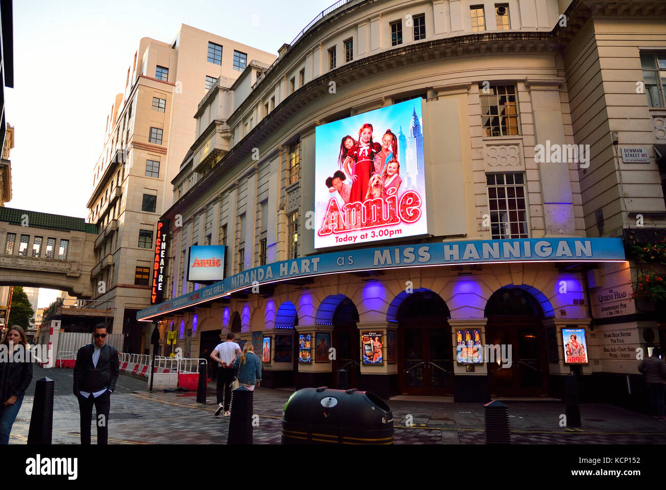 Annie showing at the Piccadilly Theatre in London, England, UK Stock Photo - Alamy
