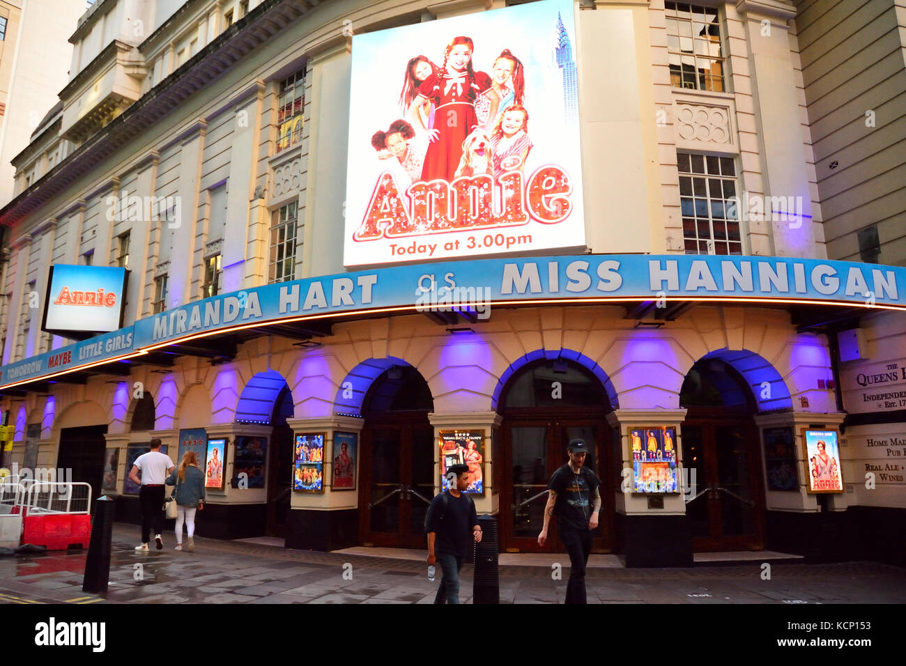 Annie showing at the Piccadilly Theatre in London, England, UK Stock Photo - Alamy