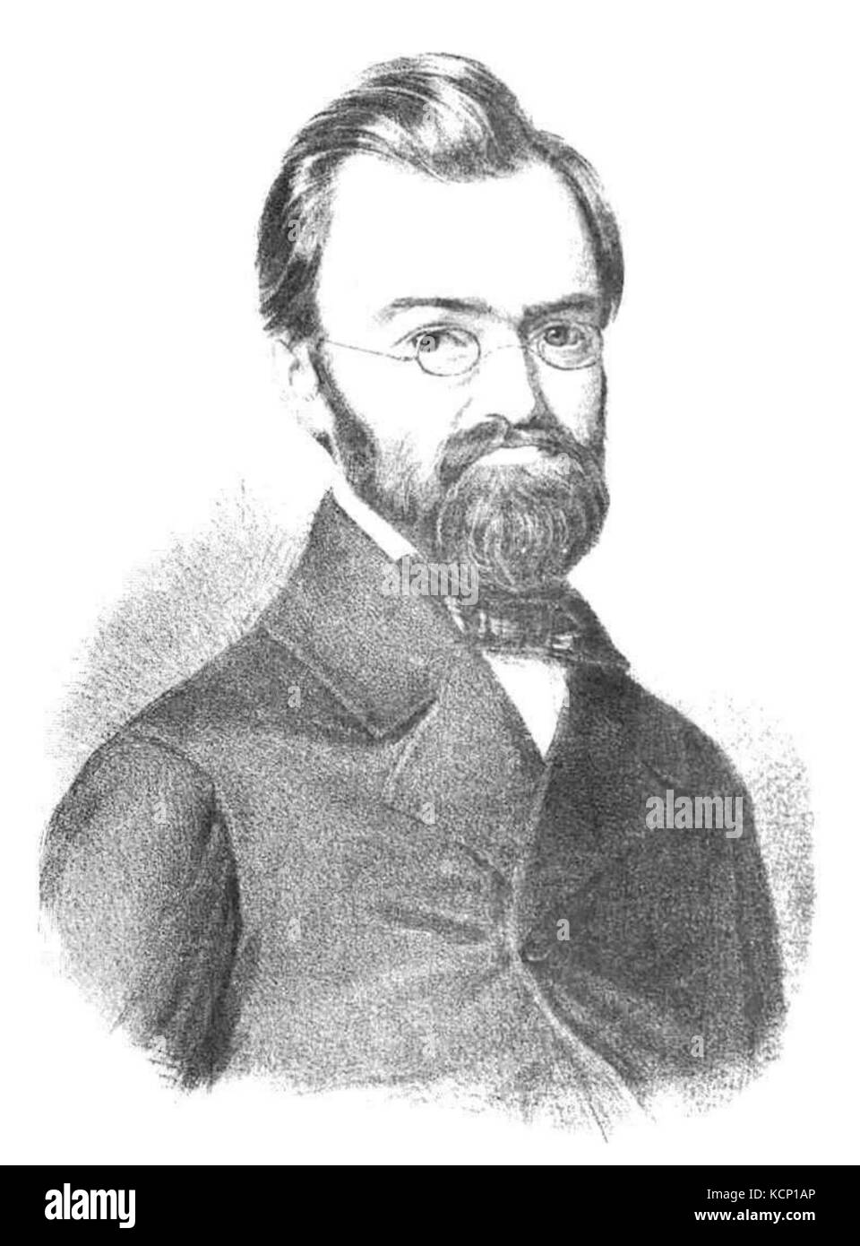 This album page features an image related to August Cieszkowski, a ...