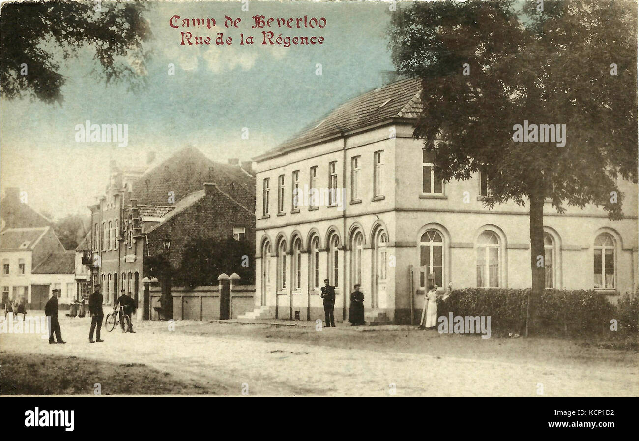Camp de Beverloo briefkaart Stock Photo - Alamy