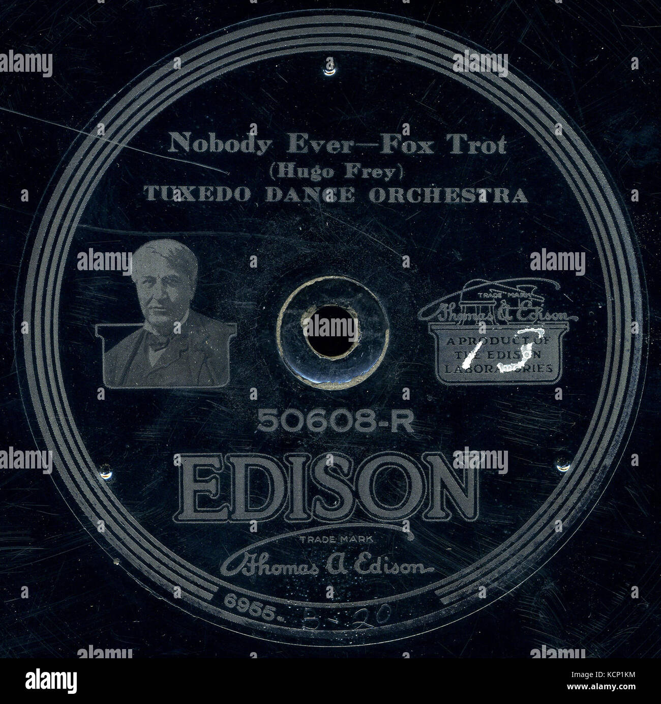 Edison record 1920 (5396592476 Stock Photo - Alamy