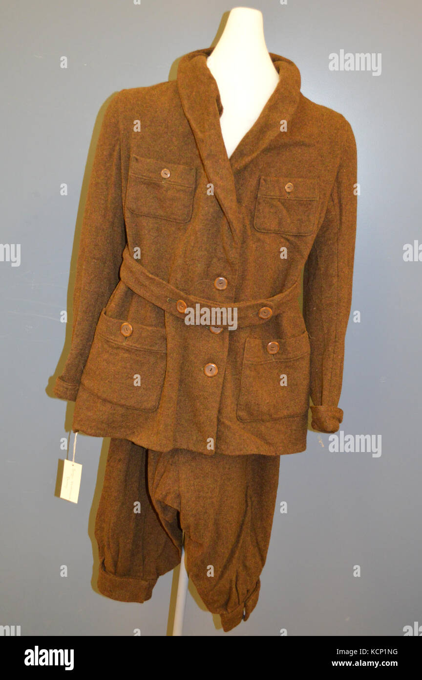 Girls Brown Ensemble Stock Photo - Alamy