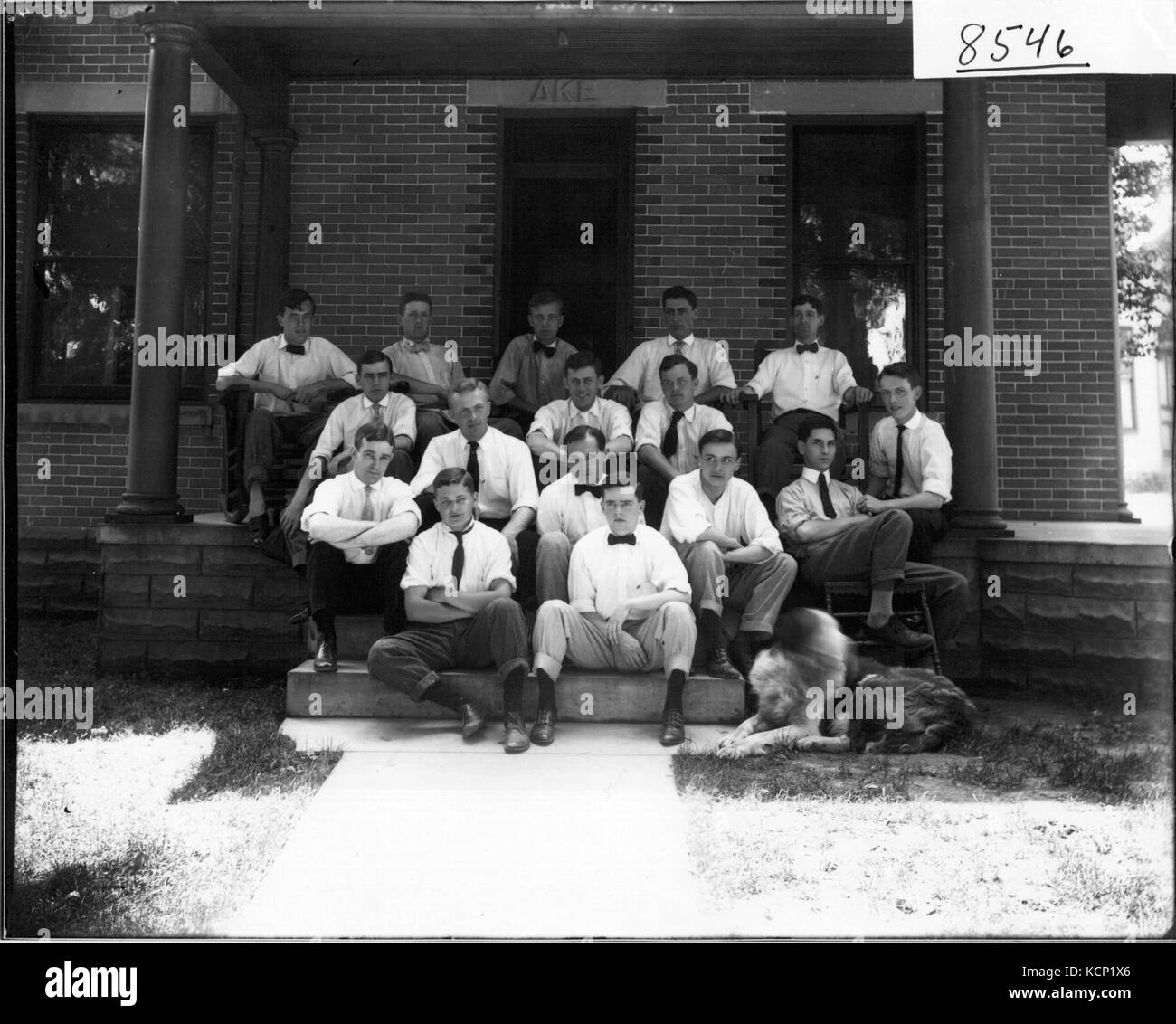 Delta Kappa Epsilon group portrait 1908 (3193550719 Stock Photo - Alamy