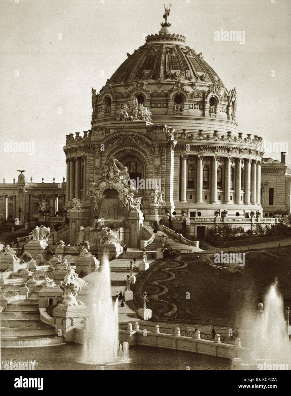 Festival Hall at the 1904 World's Fair Stock Photo - Alamy