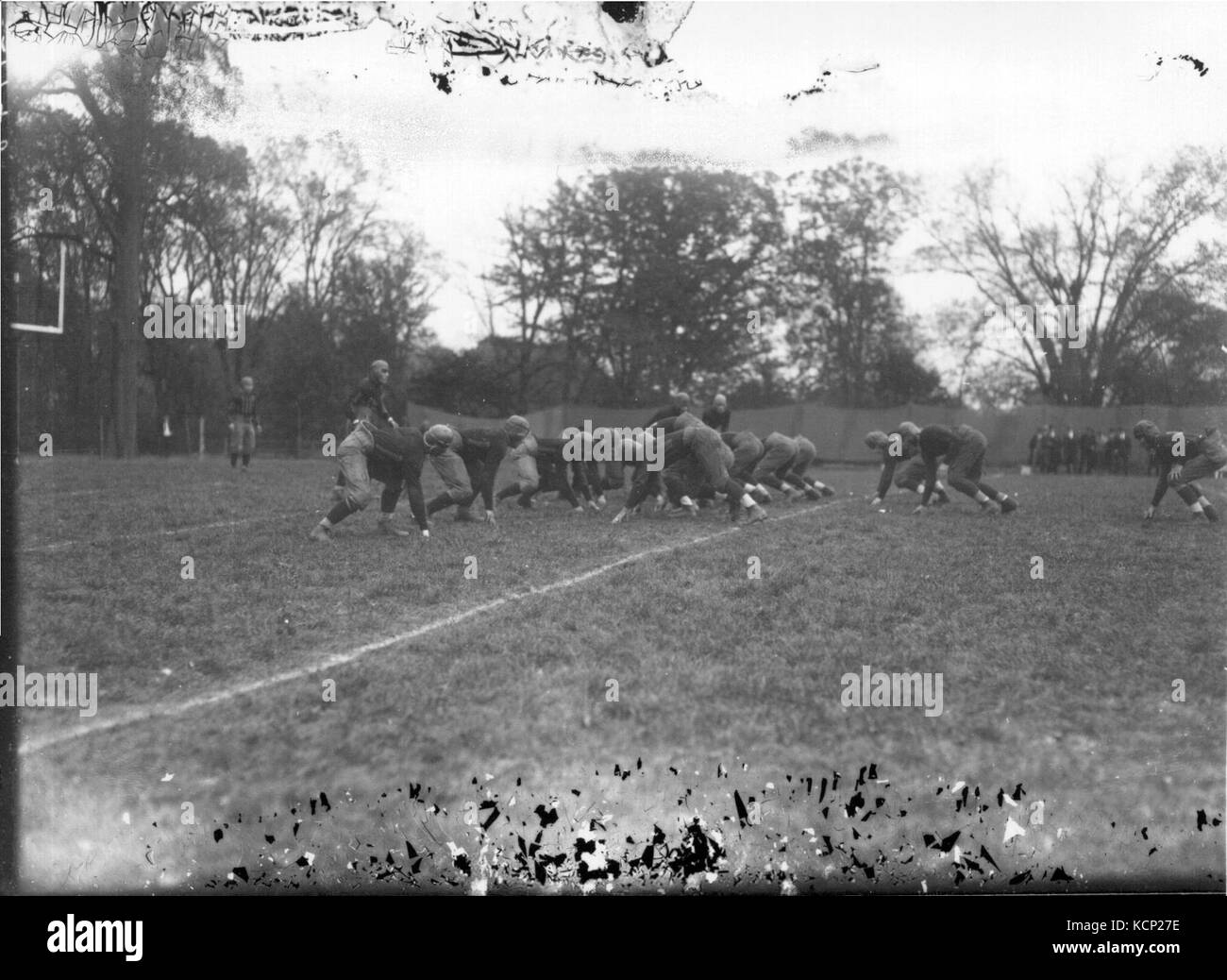 Action at Miami University football game 1922 (3191709180 Stock Photo ...