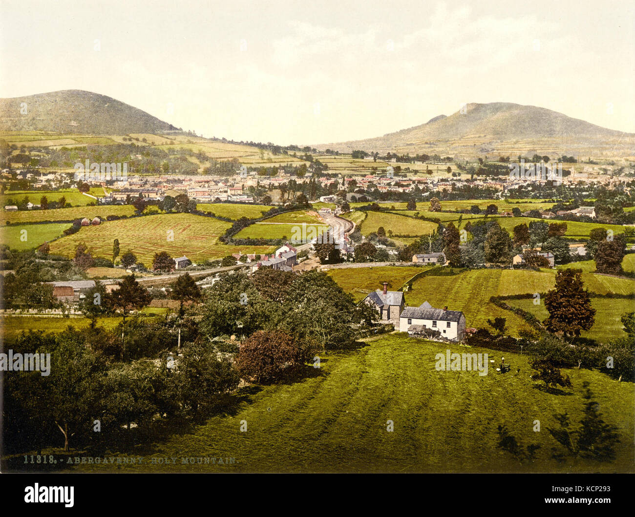 Abergavenny map hi-res stock photography and images - Alamy